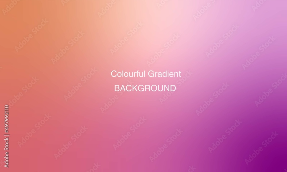 Pastel Multi Color Gradient Background,Simple Gradient Vector form ...