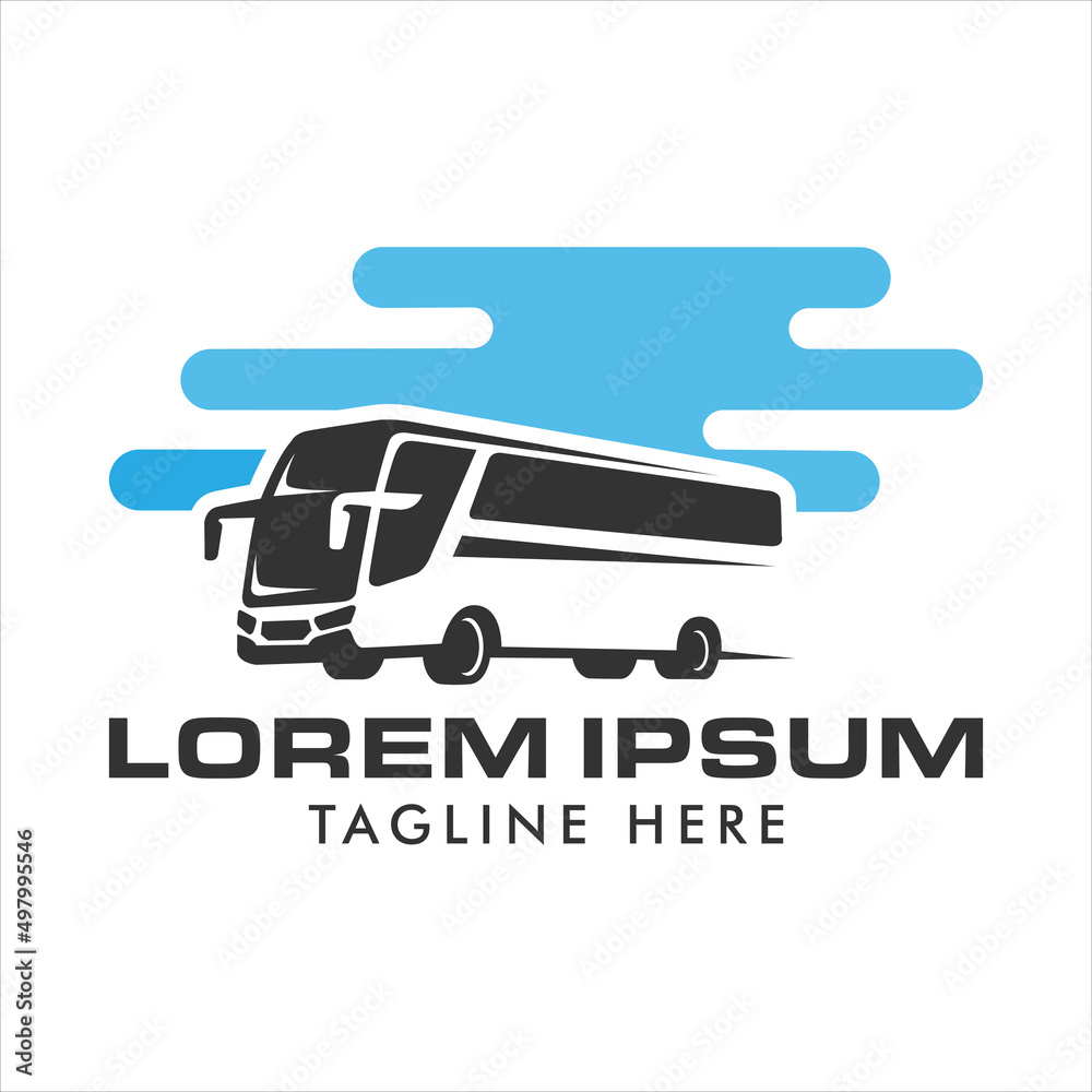 Bus logo. Fit for bus logo, travel, or transportation logo. Vector ...