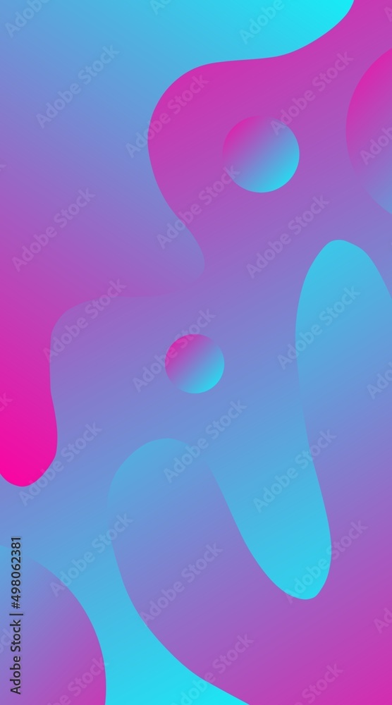 Light blue and purple mix abstract fluid mobile phone wallpaper ...