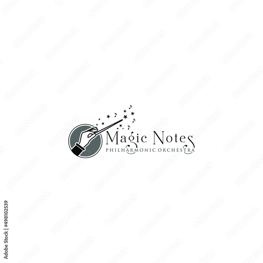 Magic Notes Logo, Magic Logo, Notes Logo Stock Vector | Adobe Stock