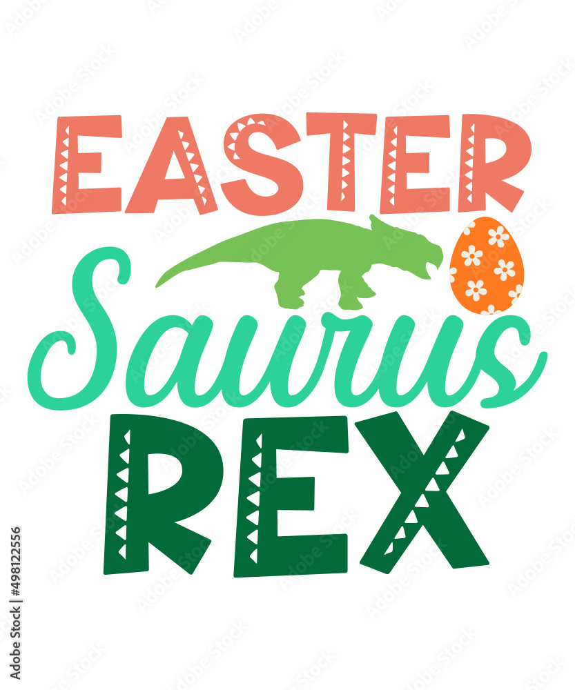 Easter Saurus Rex, Easter Svg, Easter Dinosaur, Bunny Saurus, Dinosaur ...