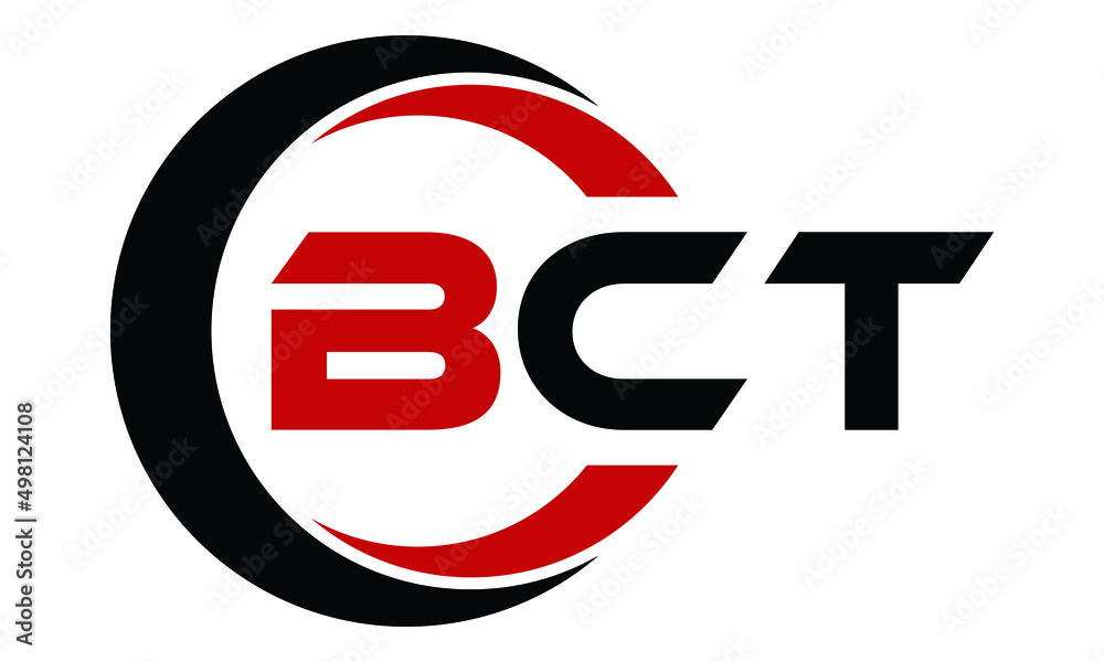 BCT swoosh logo design vector template | monogram logo | abstract logo ...