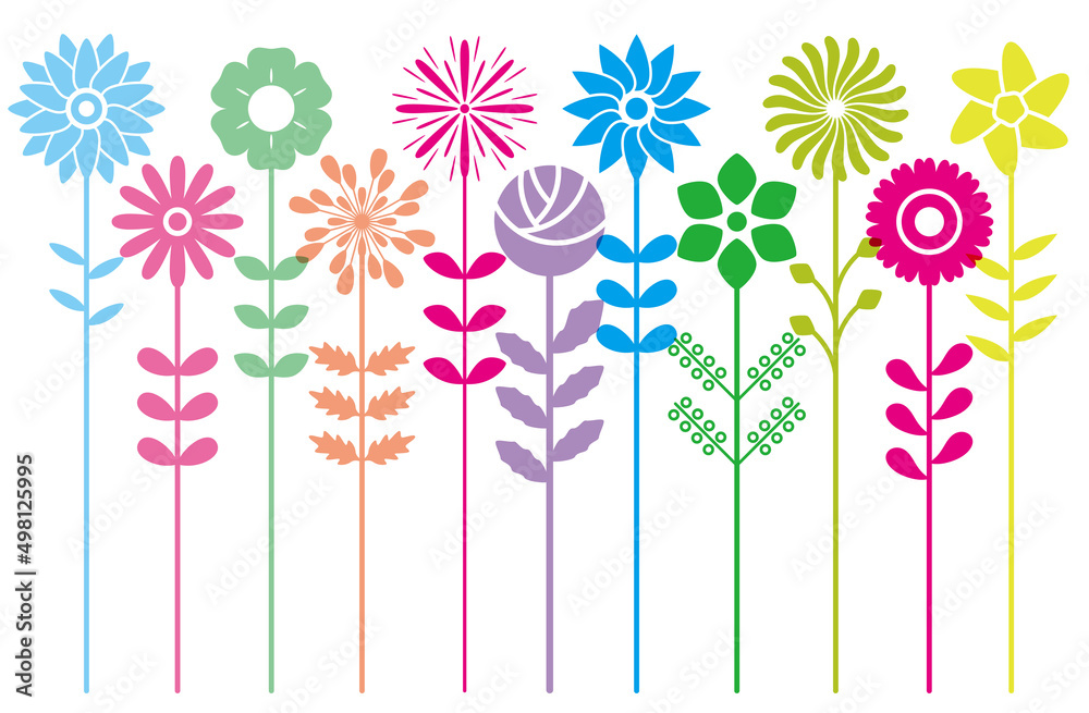 Floral vector pattern background Stock Vector | Adobe Stock
