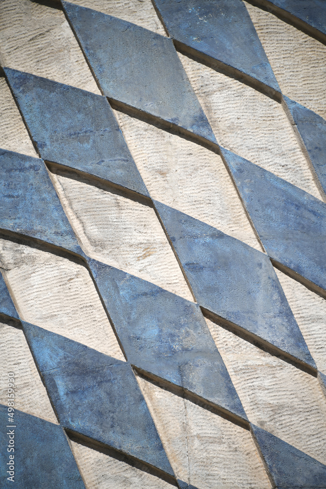 Foto de Das Bayerisches Wappen blau weiße Rauten im Freistaat Bayern an ...