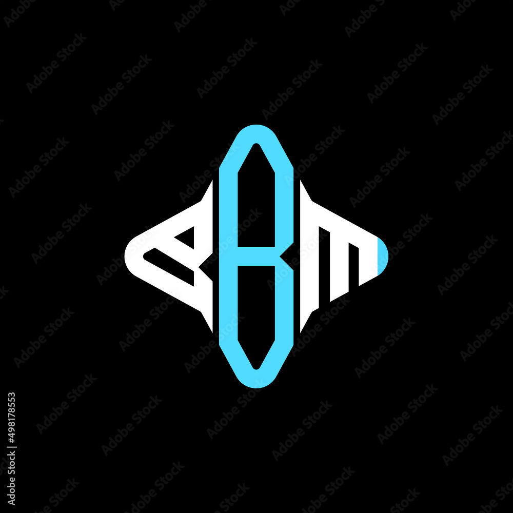 BBM letter logo creative design with vector graphic Stock Vector ...