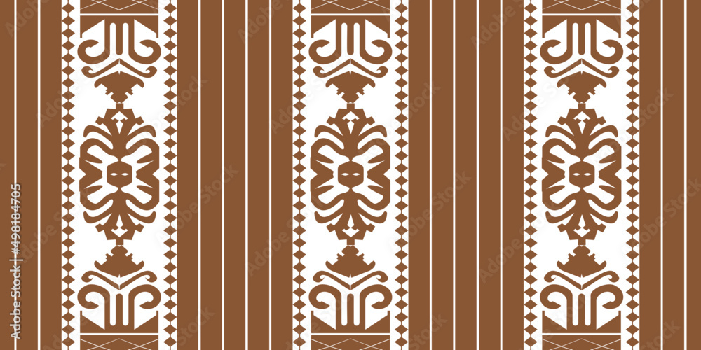 Bugese Sengkang Pattern Sulawesi Island Indonesia Stock Vector | Adobe ...