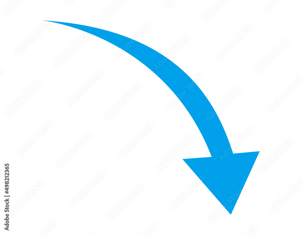 矢印 ダウン ベクターイラスト Stock ベクター | Adobe Stock