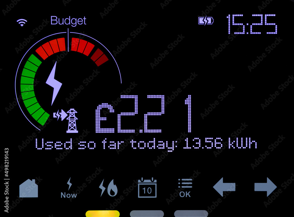 Smart Meter Display Stock Illustration | Adobe Stock