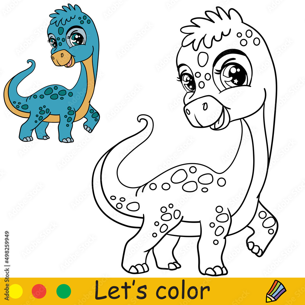 Diplodocus Coloring Page
