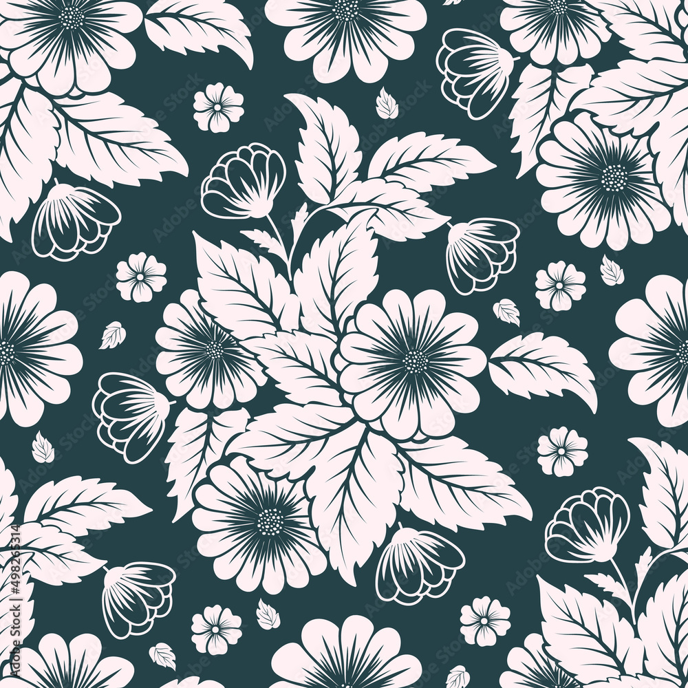 Old Fashioned Flower Backgrounds