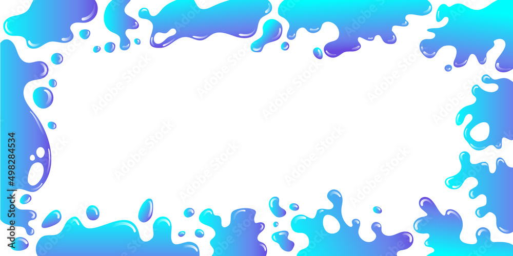 Water Splash Border