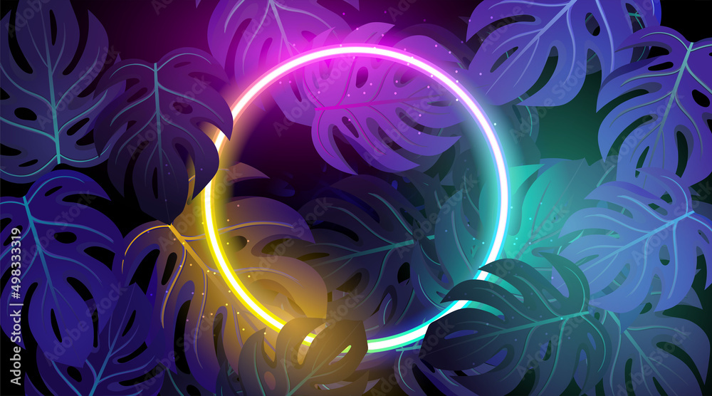 Tropical Pattern Neon