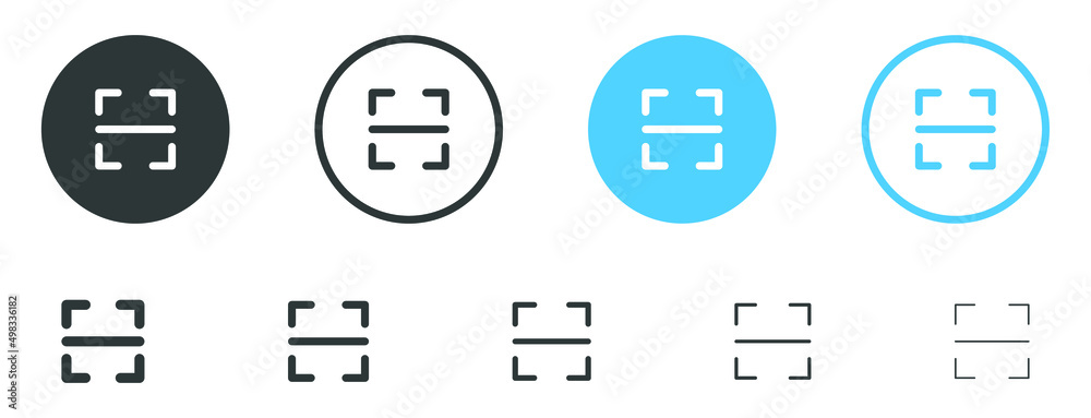 scan qr code icon scanning code sign. code scanner icon. barcode icons ...