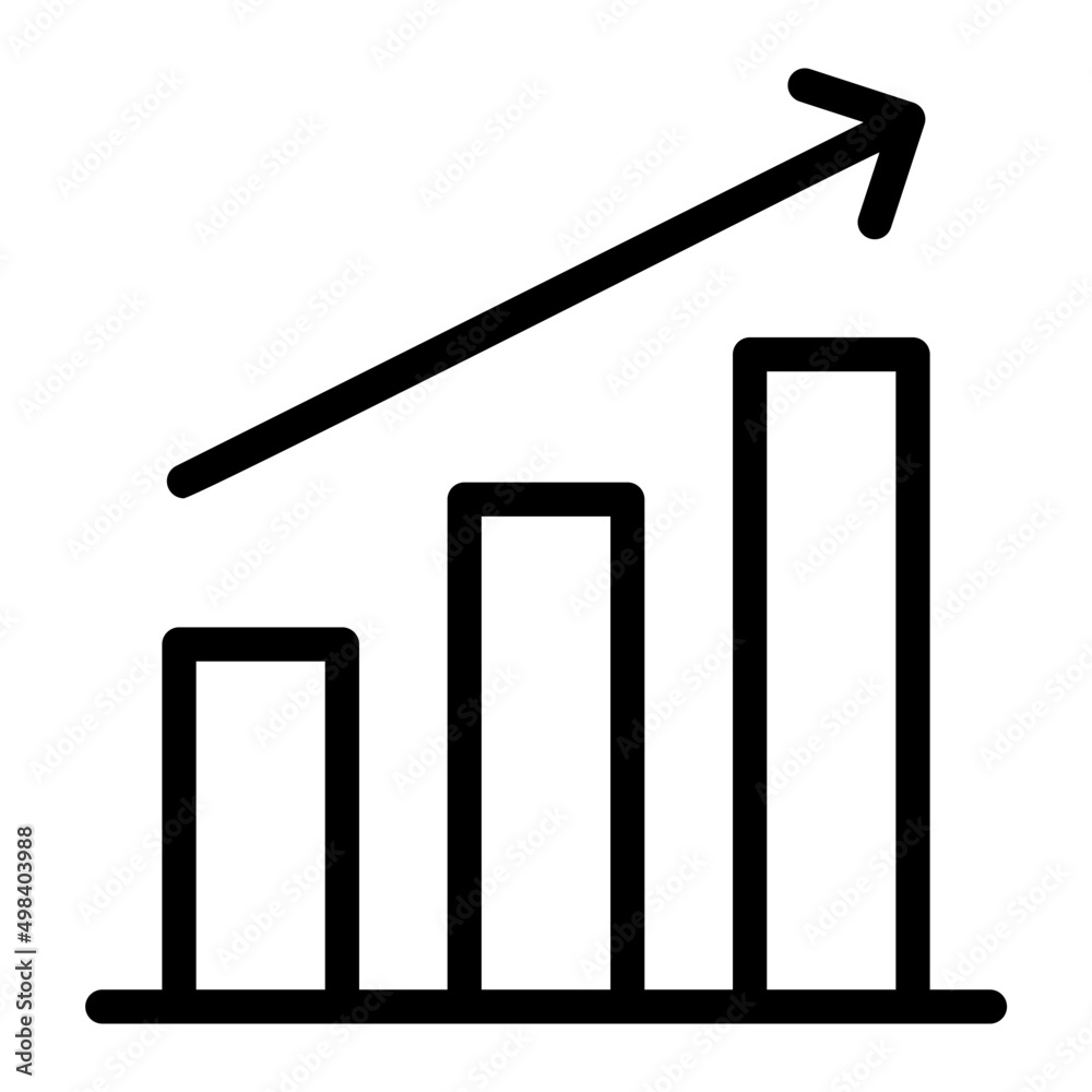 Vetor de chart outline icon do Stock | Adobe Stock