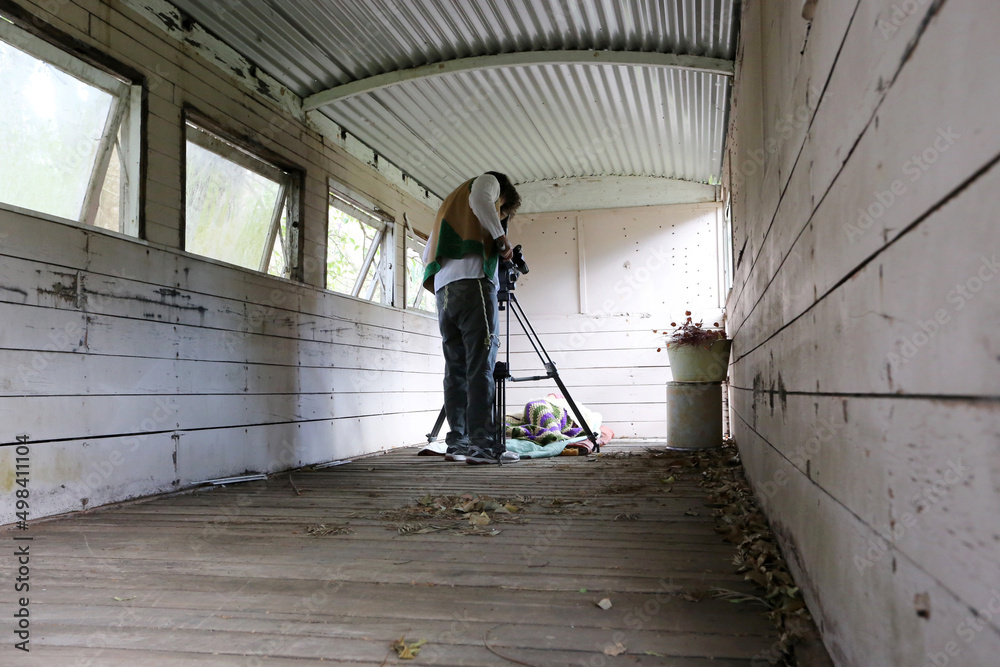 Behind the Scenes Gypsy Inspired Filming in an Old and Dirty Rail ...