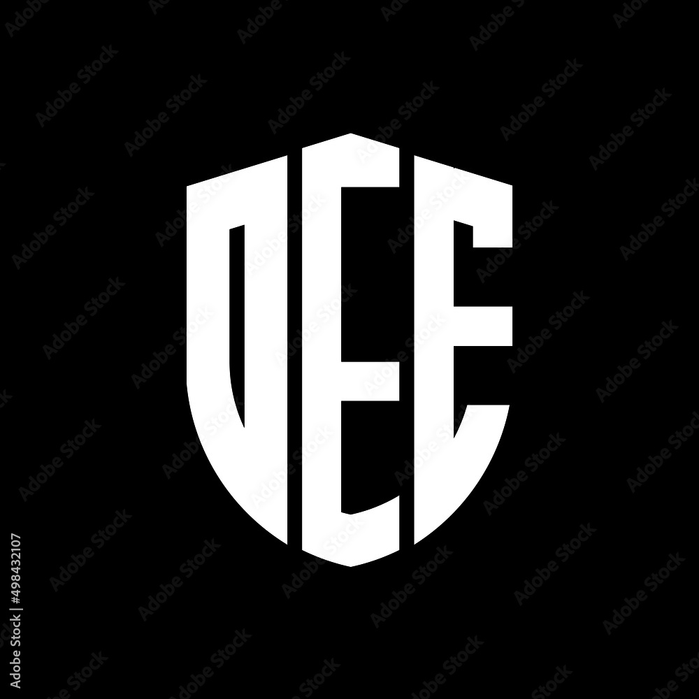 OEE letter logo design. OEE modern letter logo with black background ...