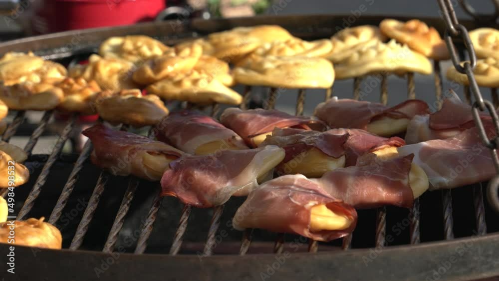 Traditional Polish BBQ at the Easter Food Festival at the Market Square ...
