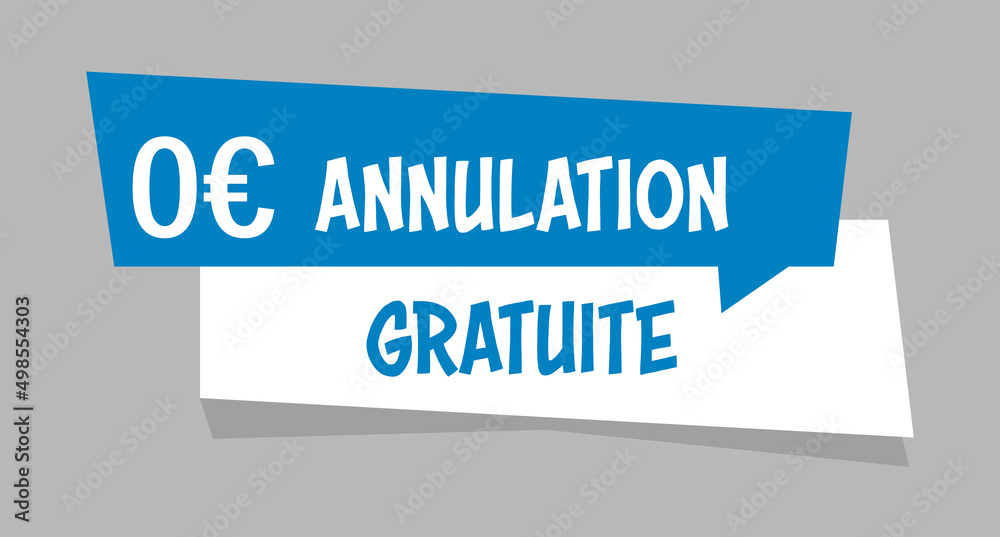 Logo annulation gratuite. Stock Vector | Adobe Stock