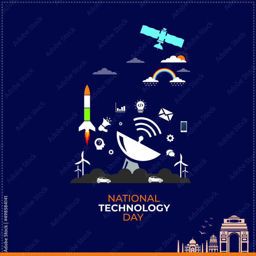 National Technology Day. India Technology Day Concept. Vector ...