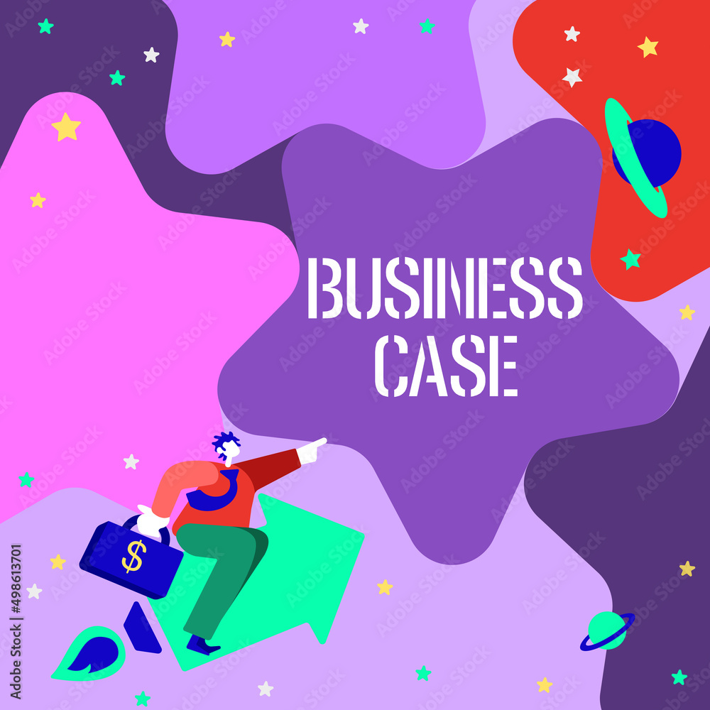 Text showing inspiration Business Case. Business concept Proposition ...