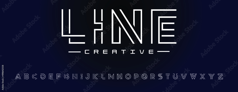 Unique and Minimal TECH Letter set for your new startup. Creative and ...