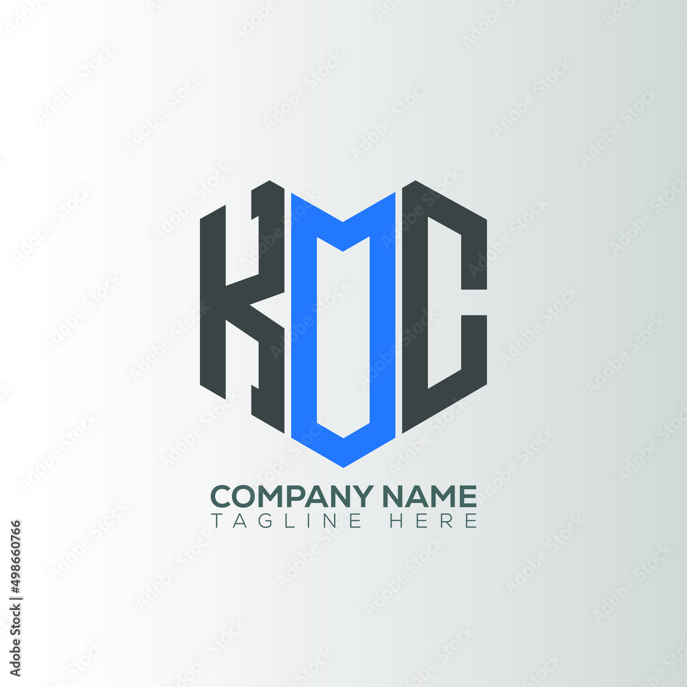 KOC letter logo design on white background.KOC creative initials letter ...