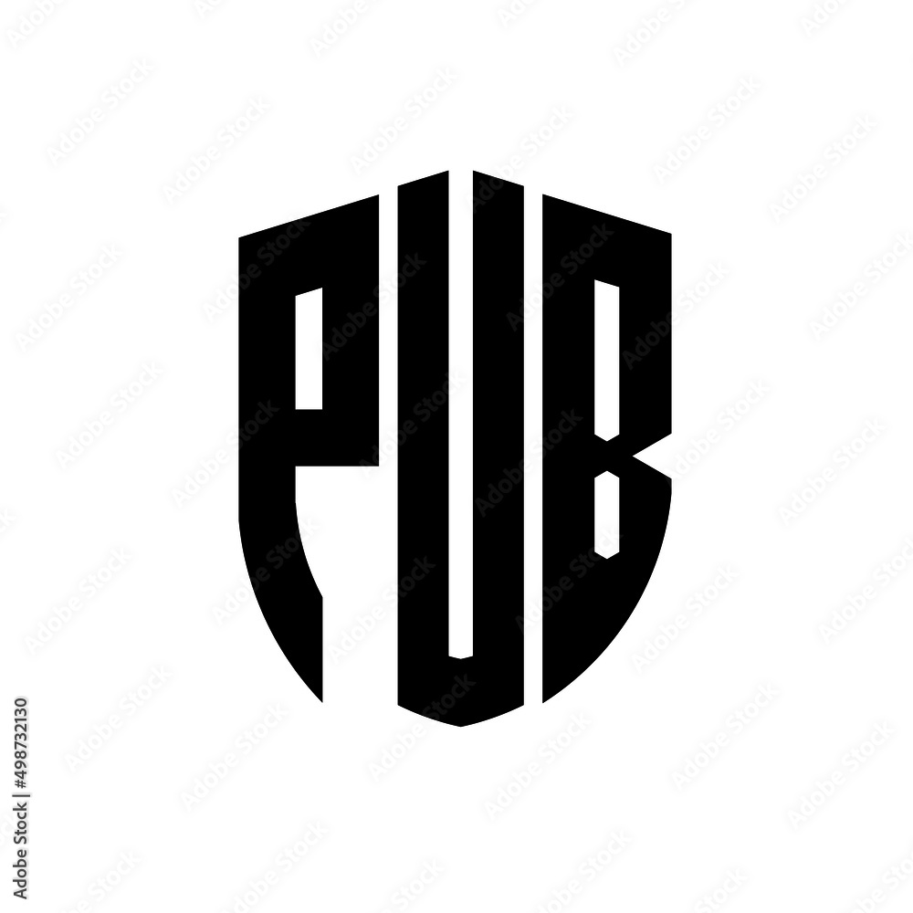 PVB letter logo design. PVB modern letter logo with black background ...