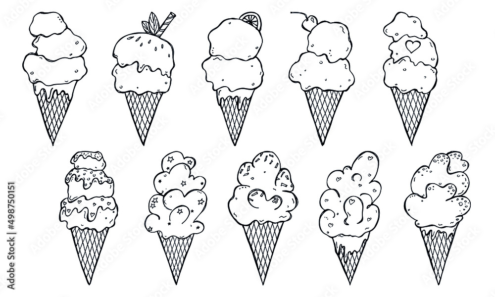 Cute Ice Cream Clipart