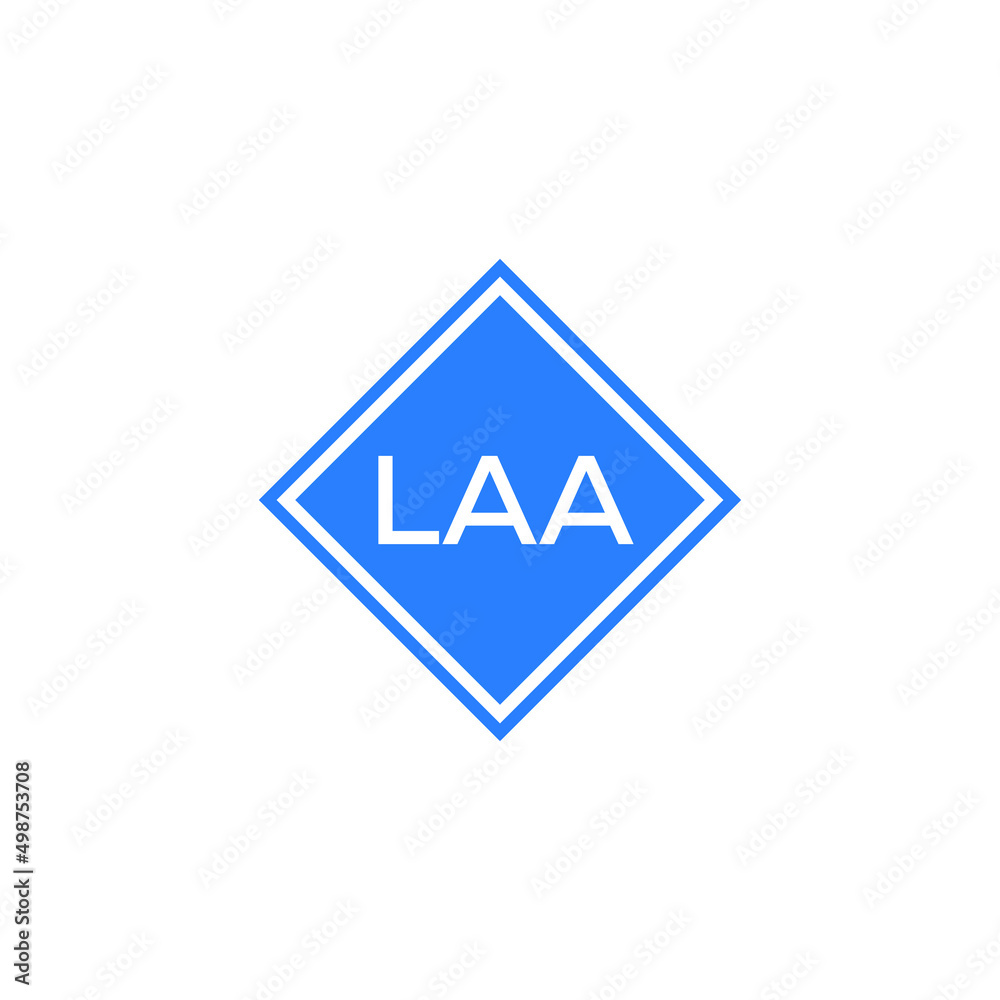 LAA 3 letter design for logo and icon.LAA monogram logo.vector ...