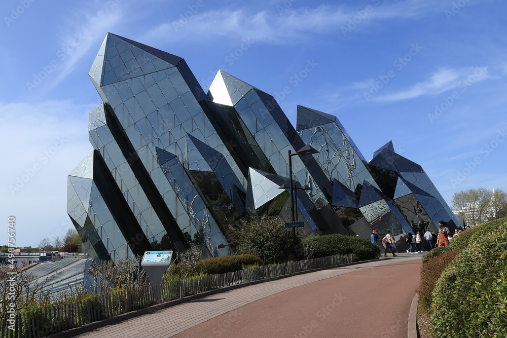 Poitiers, France - 11 April 2022 : Futuroscope Theme Parc with ...