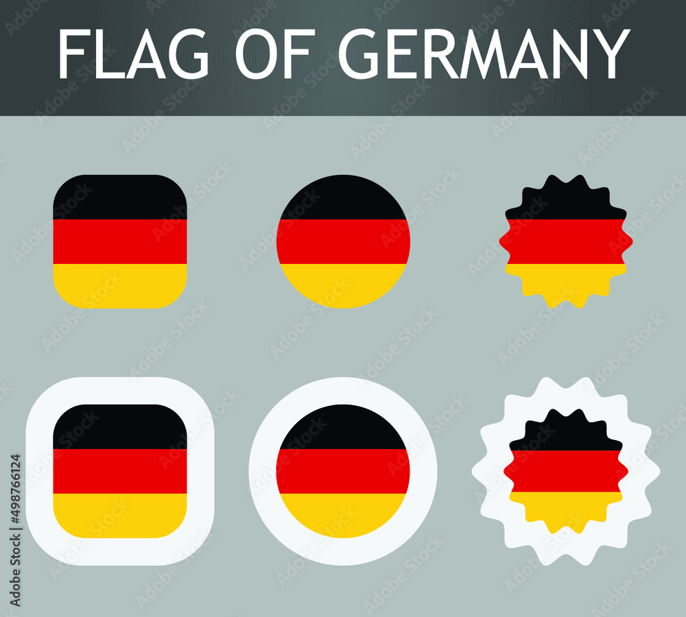Flag of germany in Different shapes, Flag of Germany in Various Shapes ...