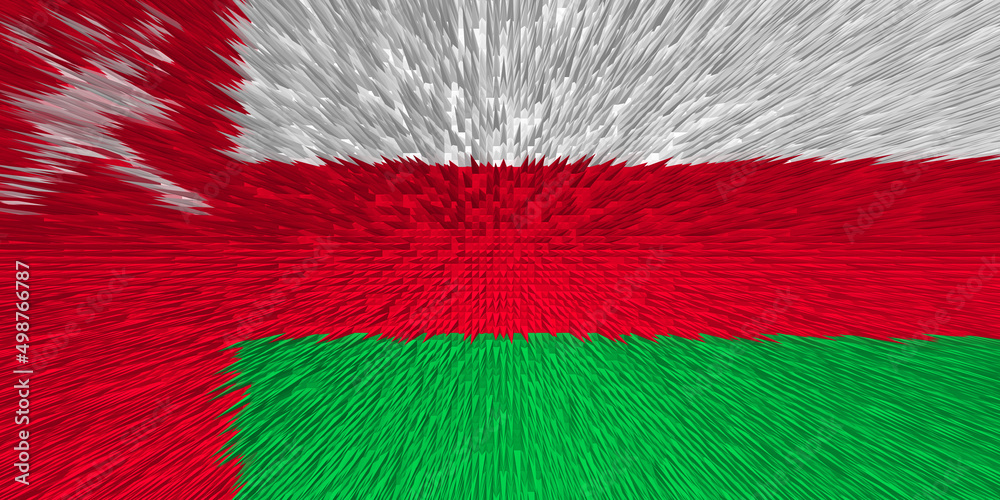 Oman flag. OM national goverment logo. State banner of capital of ...
