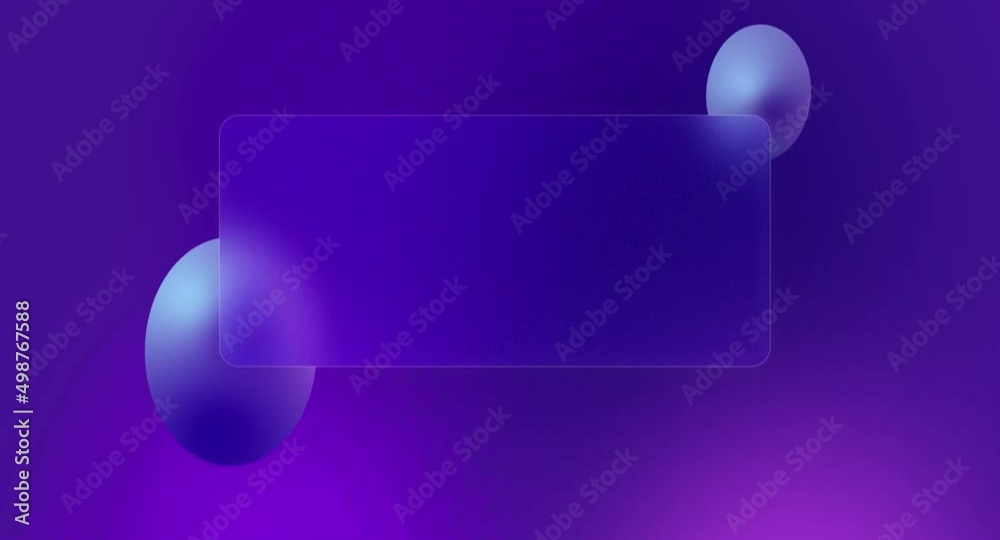Glassmorphism. Abstract creative animated background.. Design template ...