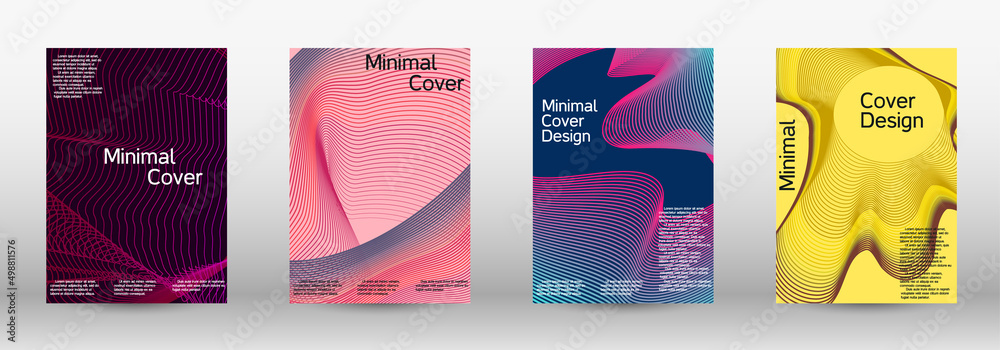 Artistic covers design. A set of modern abstract covers. Modern ...