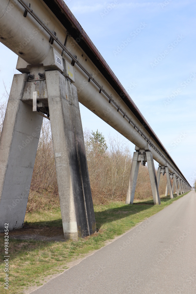 Magnetschwebebahn . Transrapid. Versuchsanlage Emsland. Stock Photo ...