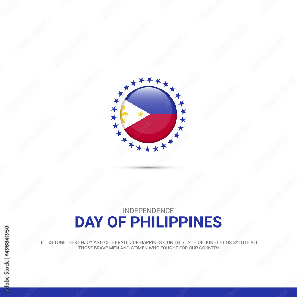 Philippine Independence Day . Happy national holiday. Celebrated ...