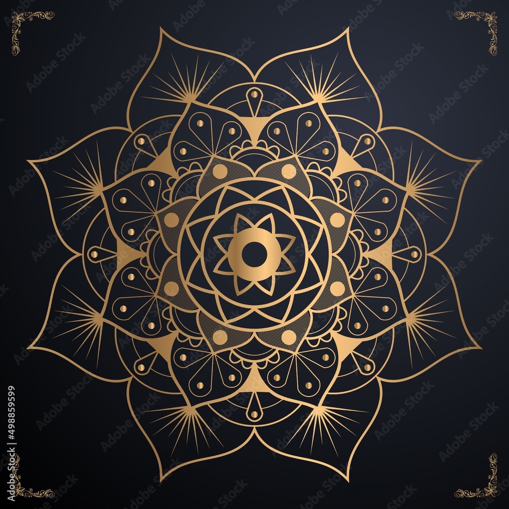 Easy and beautiful Mandela art download Stock Vector | Adobe Stock