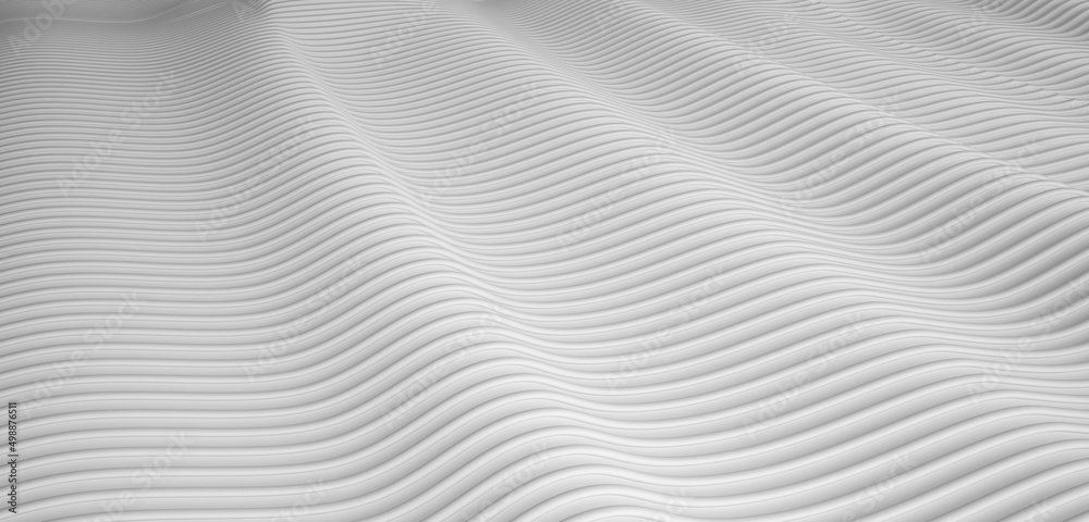 High key clean white background, parametric architecture template ...