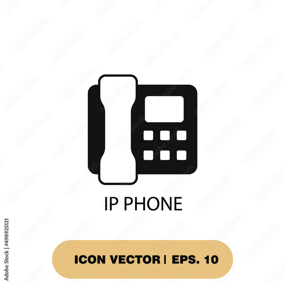ip phone icons symbol vector elements for infographic web Stock Vector ...