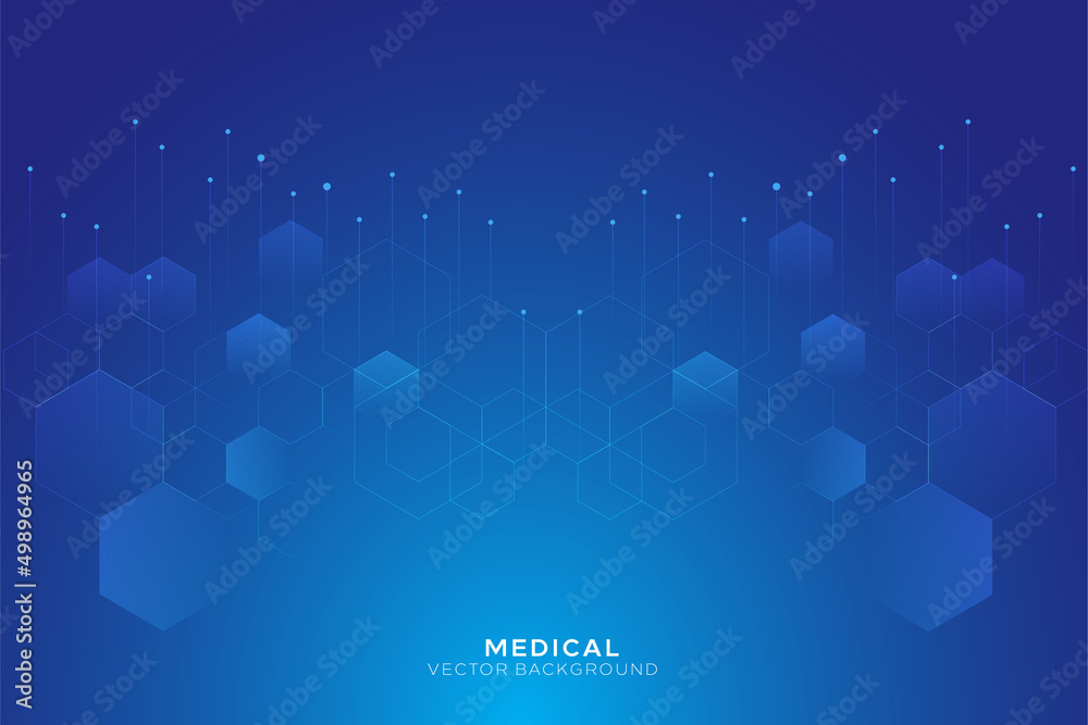 Elegant blue medical background vector illustration. Stock Vector ...