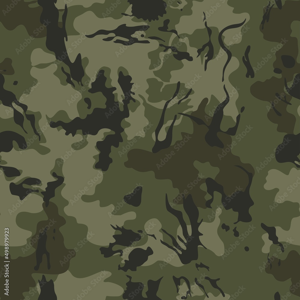 Army camo pattern, vector classic military background, trendy urban ...