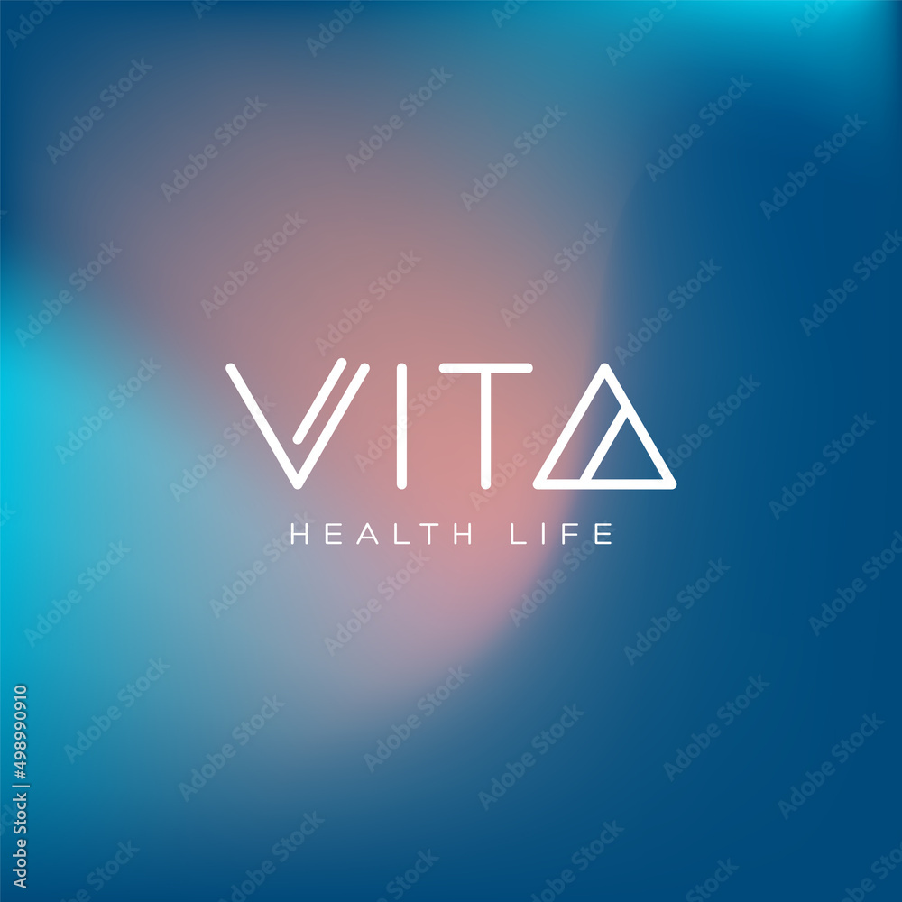 Vita health life. Logo template. Stock Vector | Adobe Stock