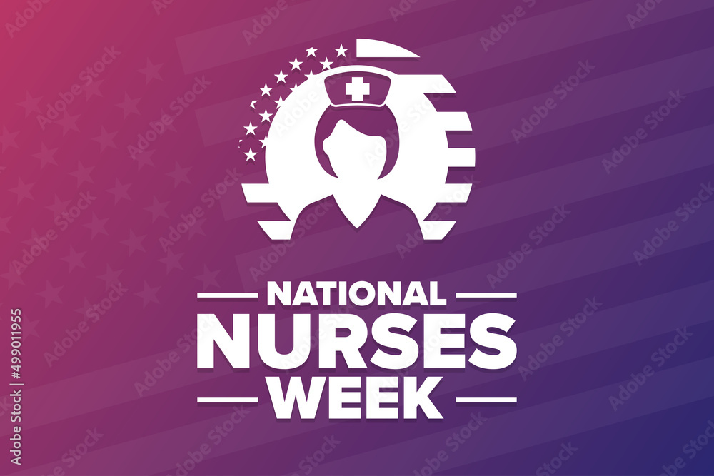 National Nurses Week. Holiday concept. Template for background, banner ...
