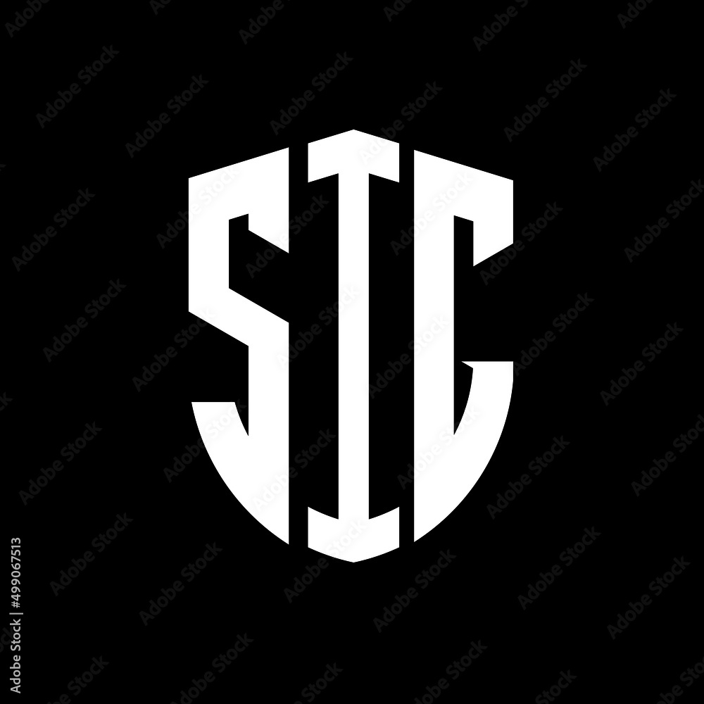 SIG letter logo design. SIG modern letter logo with black background ...