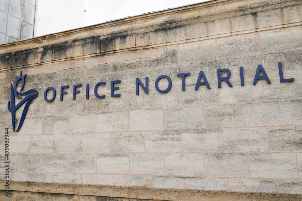 office notarial notaire france symbol of notary office french text logo ...