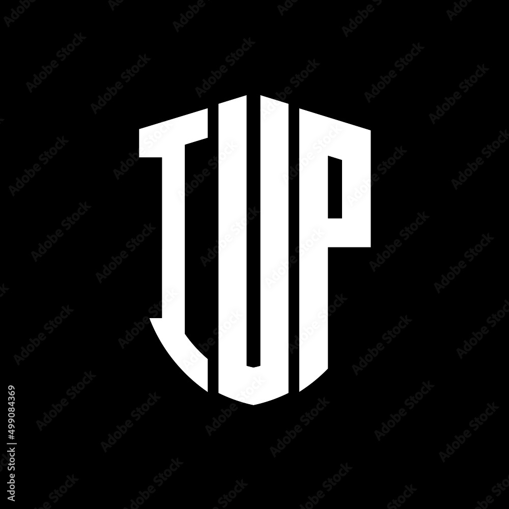 SVP letter logo design. SVP modern letter logo with black background ...