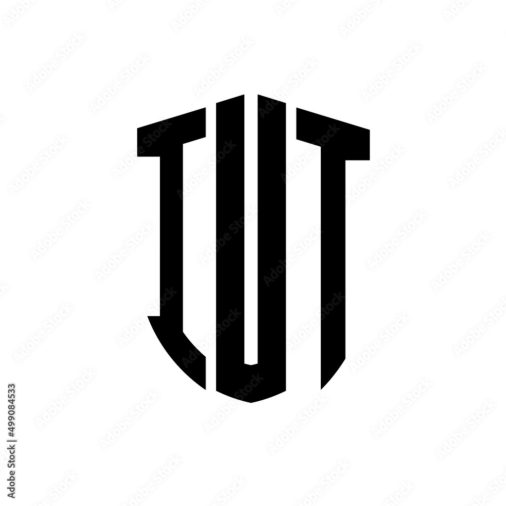 SVT letter logo design. SVT modern letter logo with black background ...