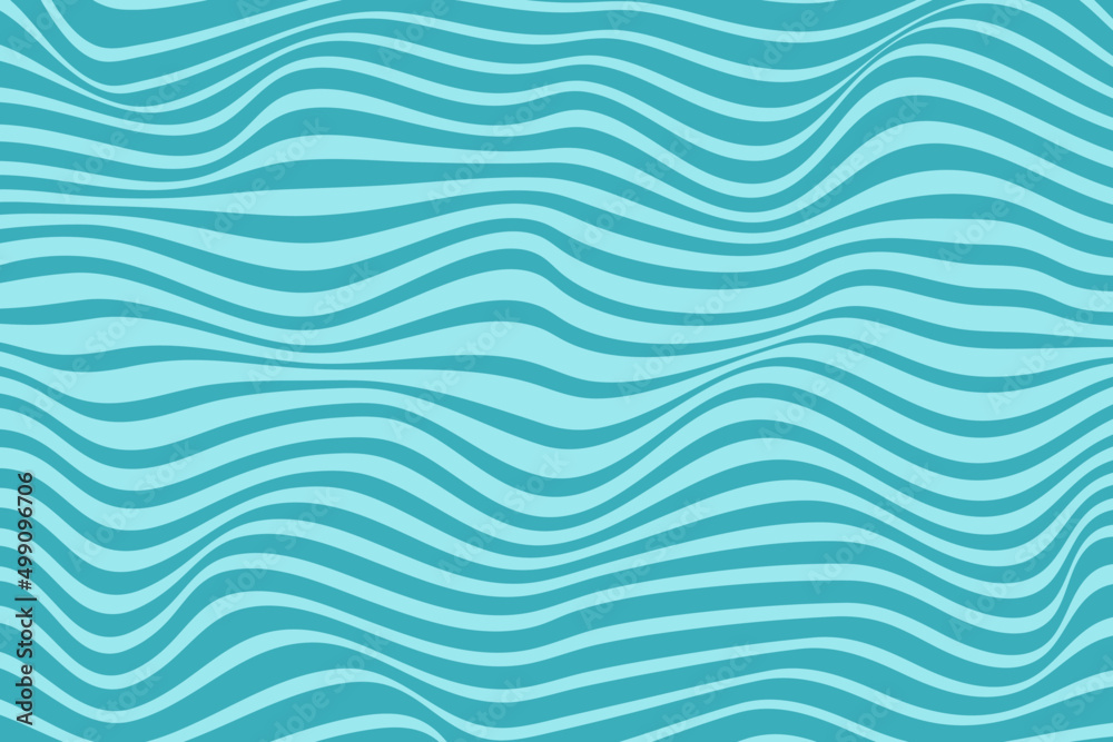 Simple wavy background. Vector illustration of stripes with optical ...