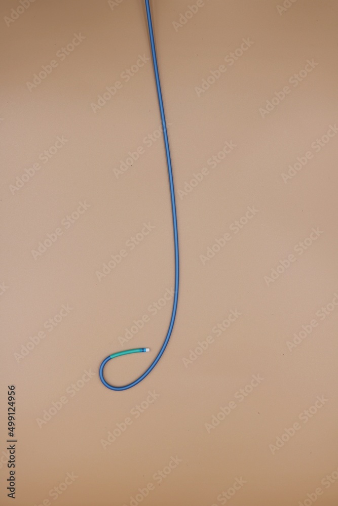 Angioplasty guiding catheter(EBU catheter) used to treat blockage in ...
