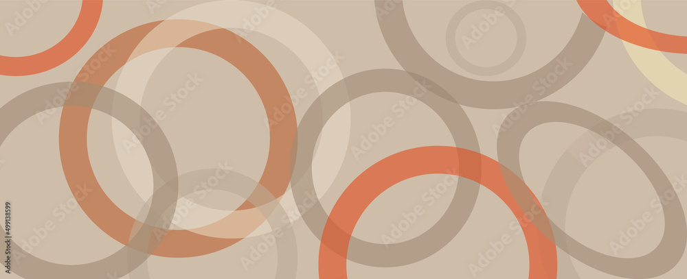 Background with circular circle shapes and other geometric shapes for a ...